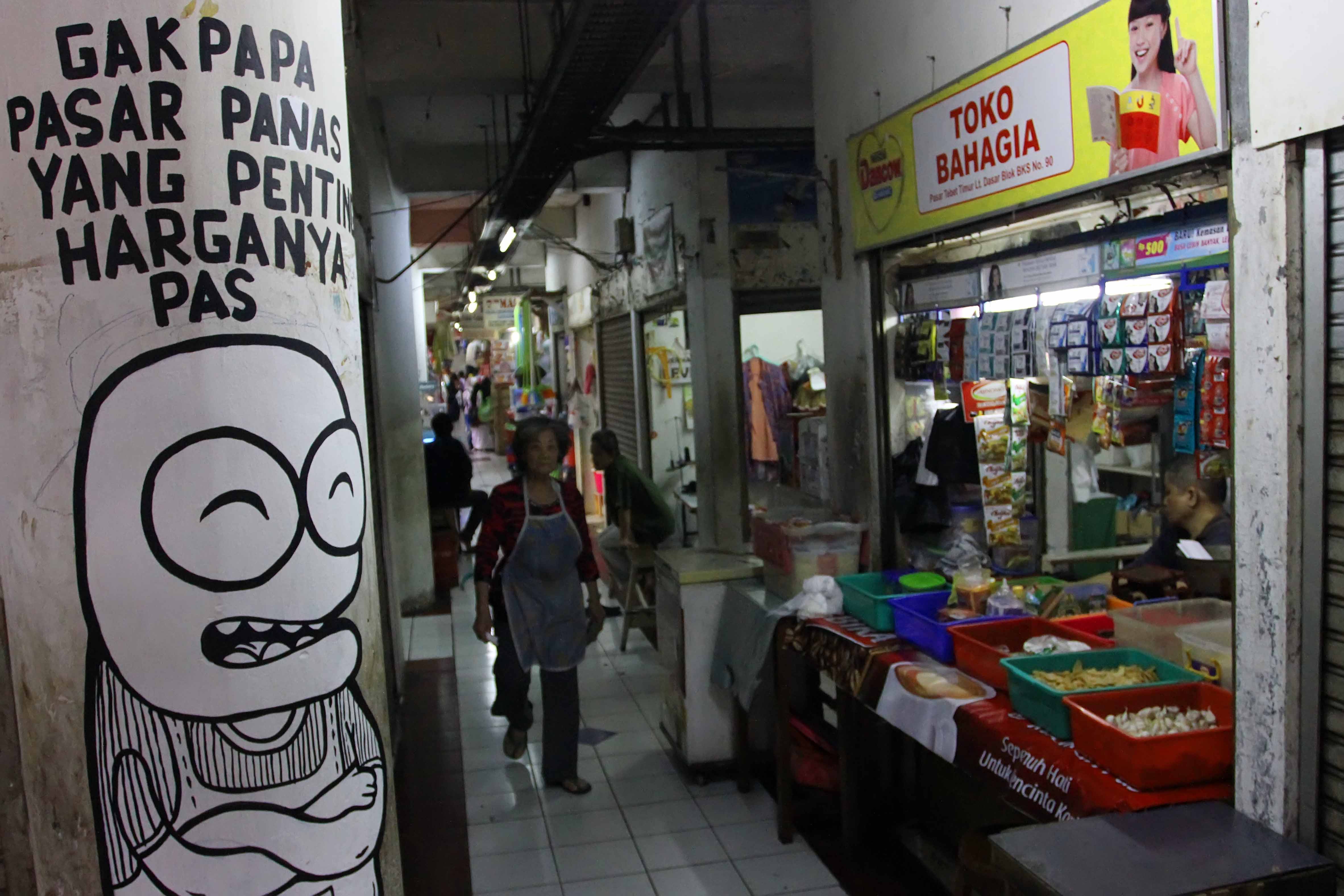 Pasar Tebet Timur Bersolek Mural