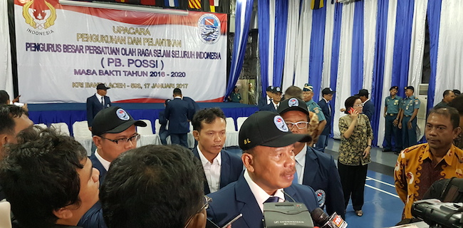 Janji Tingkatkan Prestasi Atlet Selam