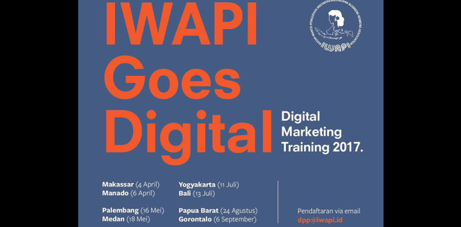 IWAPI dan Facebook Gelar Pelatihan Digital Marketing di 8 Kota