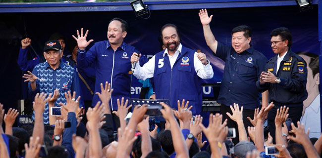 Luncurkan 110 Mobil Armada Kampanye, Paloh Target 100 Kursi DPR