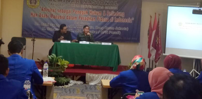 Advokat Juga Berperan Sebagai Pendidik Hukum