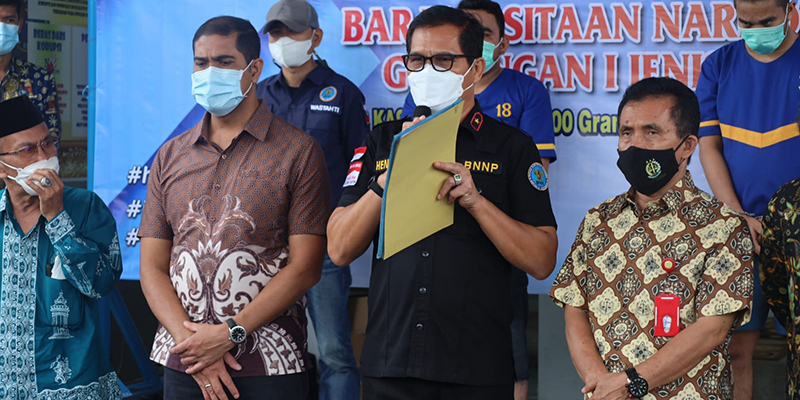 1,9 Kilo Sabu Dimusnahkan, Dirnarkoba Polda Banten Makin Semangat Berantas Narkoba