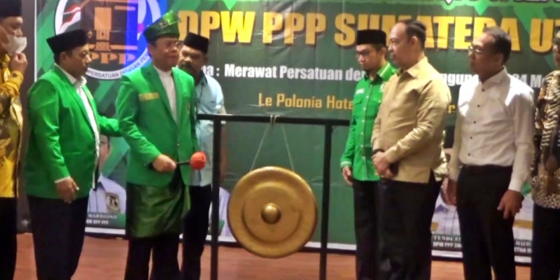Disaksikan Muhammad Mardiono, PPP Sumut Usung Ganjar Pranowo Capres 2024